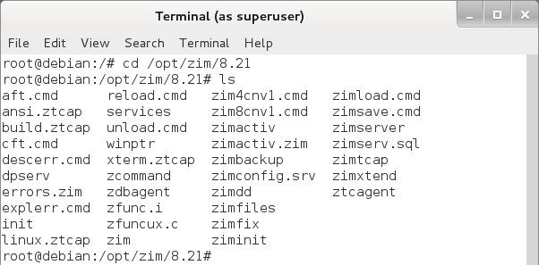 Installing Zim 8 for Unix/Linux