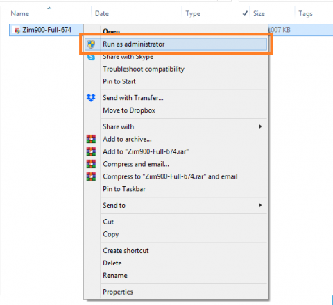 Installing Zim 9 for Windows | Zim Databases Canada